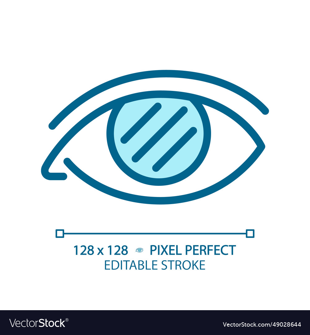 2d Customizable Simple Thin Linear Blue Color Vector Image