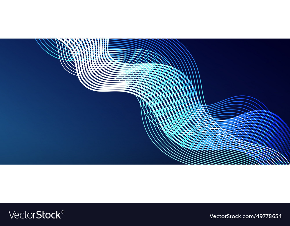 Dynamic wave geometric design Royalty Free Vector Image
