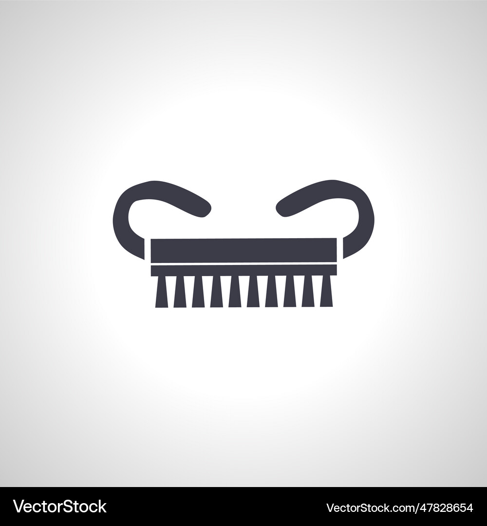 Hair clamp isolated icon Royalty Free Vector Image