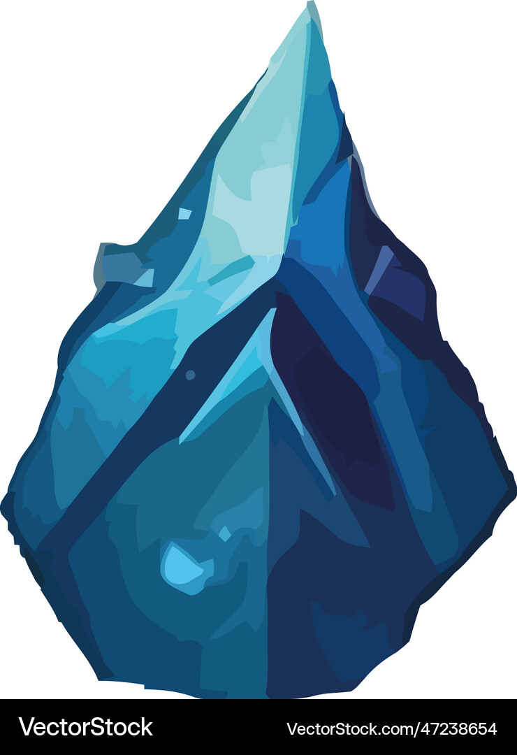 Reflection of precious gem luxurious icon Vector Image