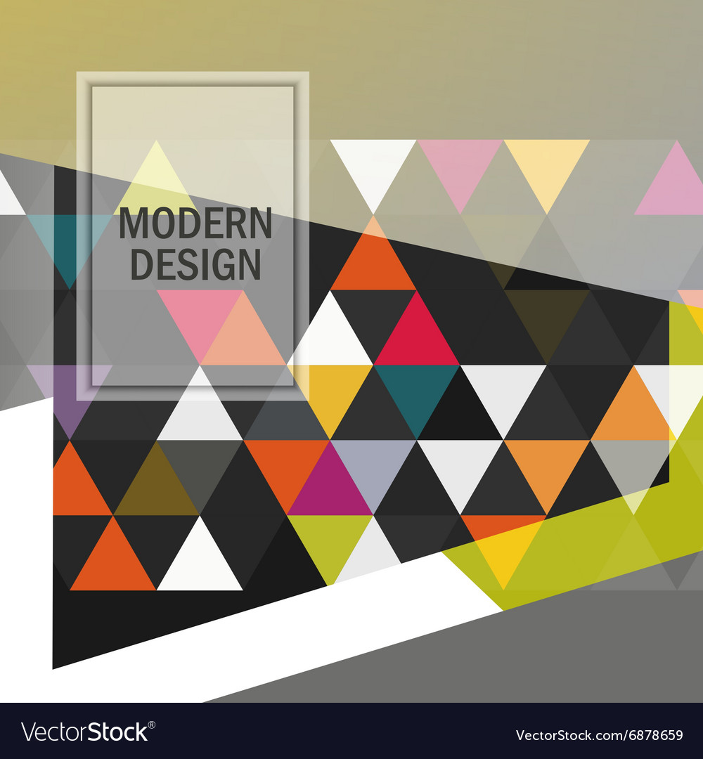 Triangle texture background Royalty Free Vector Image