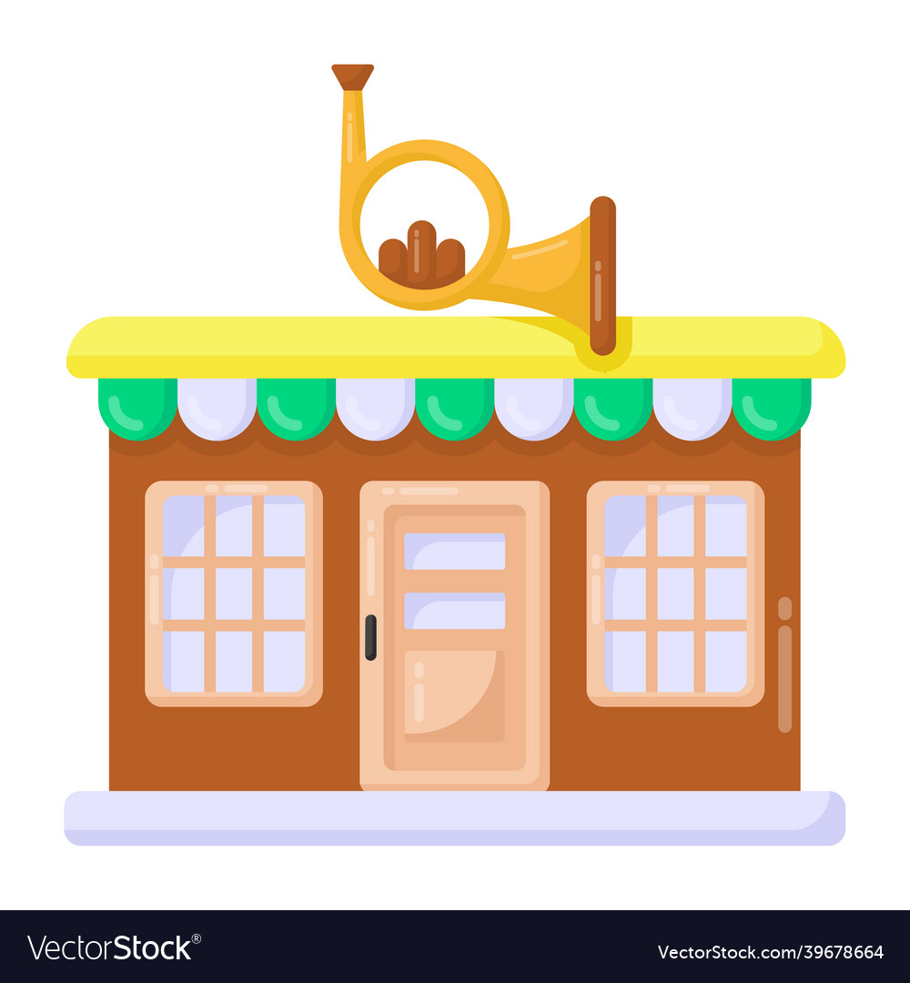 Instruments store Royalty Free Vector Image - VectorStock