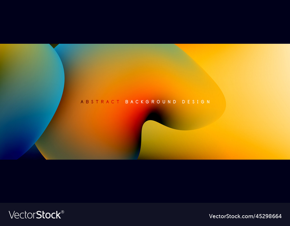Trendy simple fluid color gradient abstract Vector Image