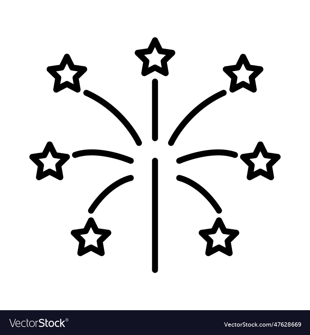 Firework icon Royalty Free Vector Image - VectorStock