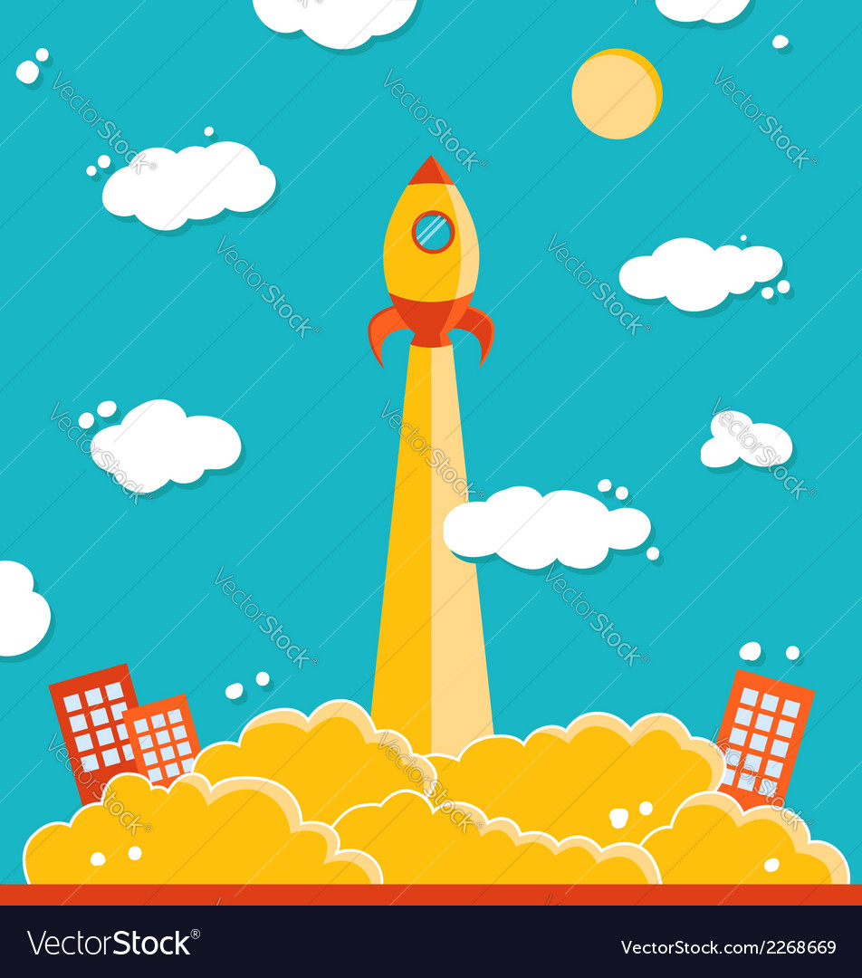 Rocket Royalty Free Vector Image - VectorStock