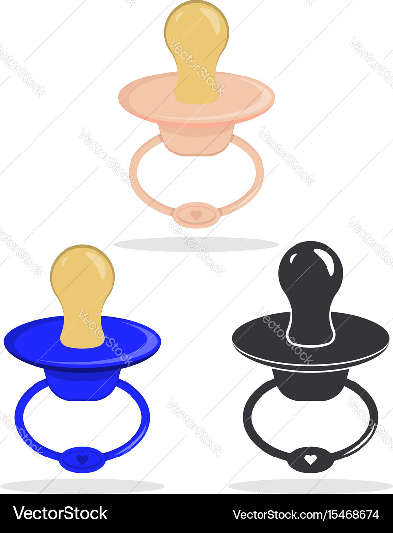 Baby Pacifier Icon Royalty Free Vector Image - VectorStock