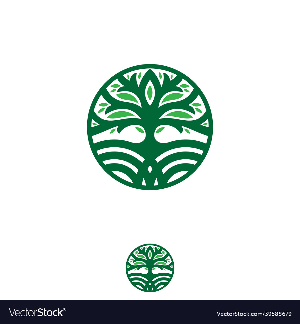 Abstract tree design for element Royalty Free Vector Image