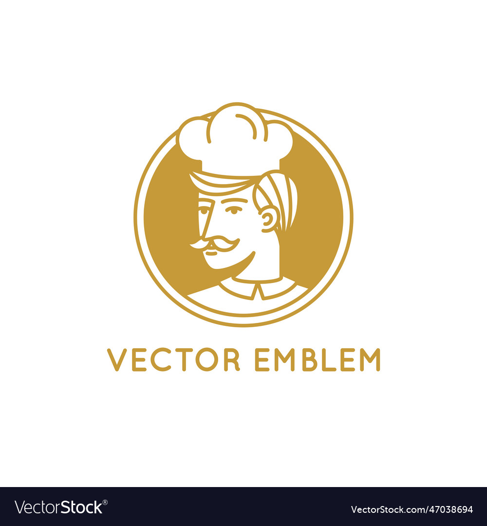 Restaurant chef Royalty Free Vector Image - VectorStock