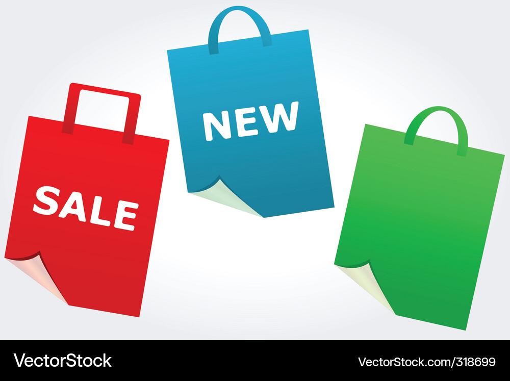 Sale and new signs Royalty Free Vector Image - VectorStock