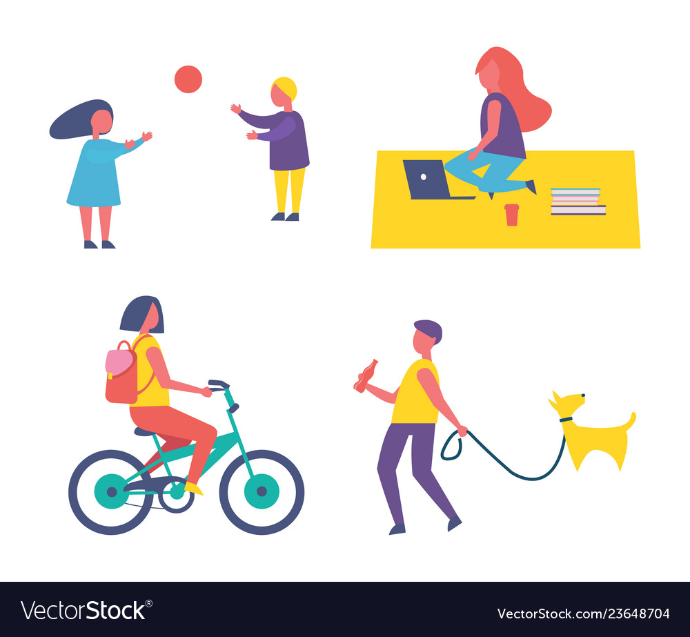 People and hobbies icons set Royalty Free Vector Image People and hobbies icons set Royalty Free Vector Image