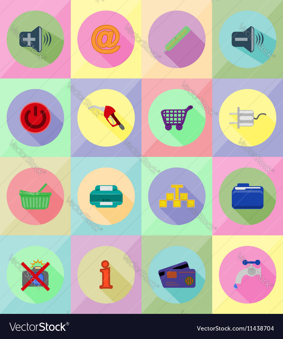 Service flat icons 39 Royalty Free Vector Image