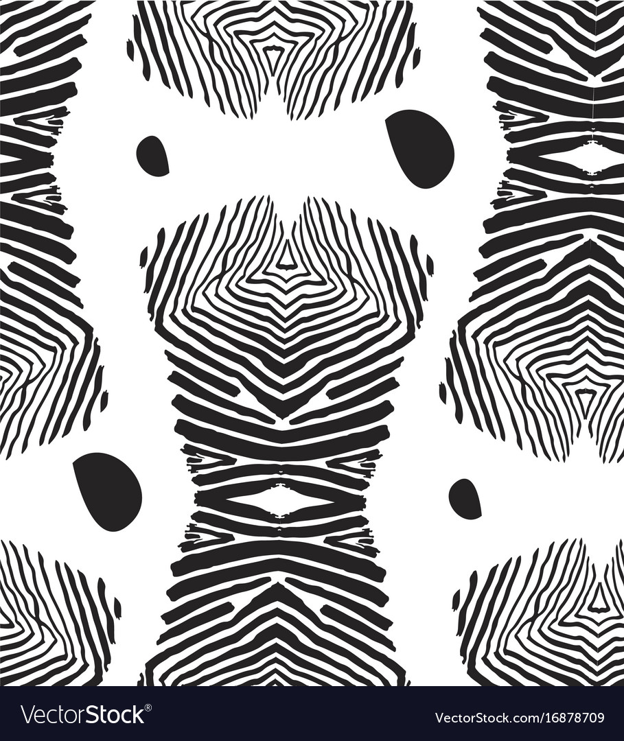 Hand made abstract graphic seamless pattern Vector Image Hand made abstract graphic seamless pattern Vector Image