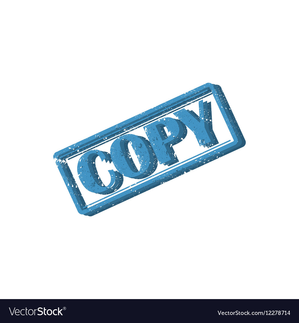 Rectangular stamp copy Royalty Free Vector Image