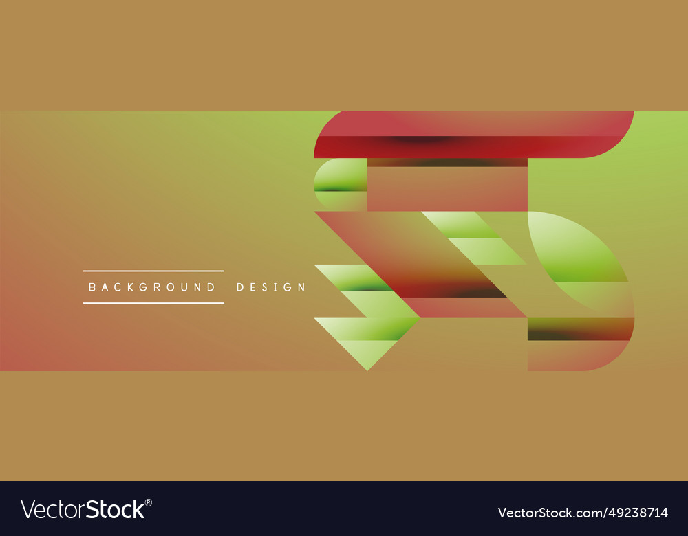 Simple geometric forms - dynamic Royalty Free Vector Image