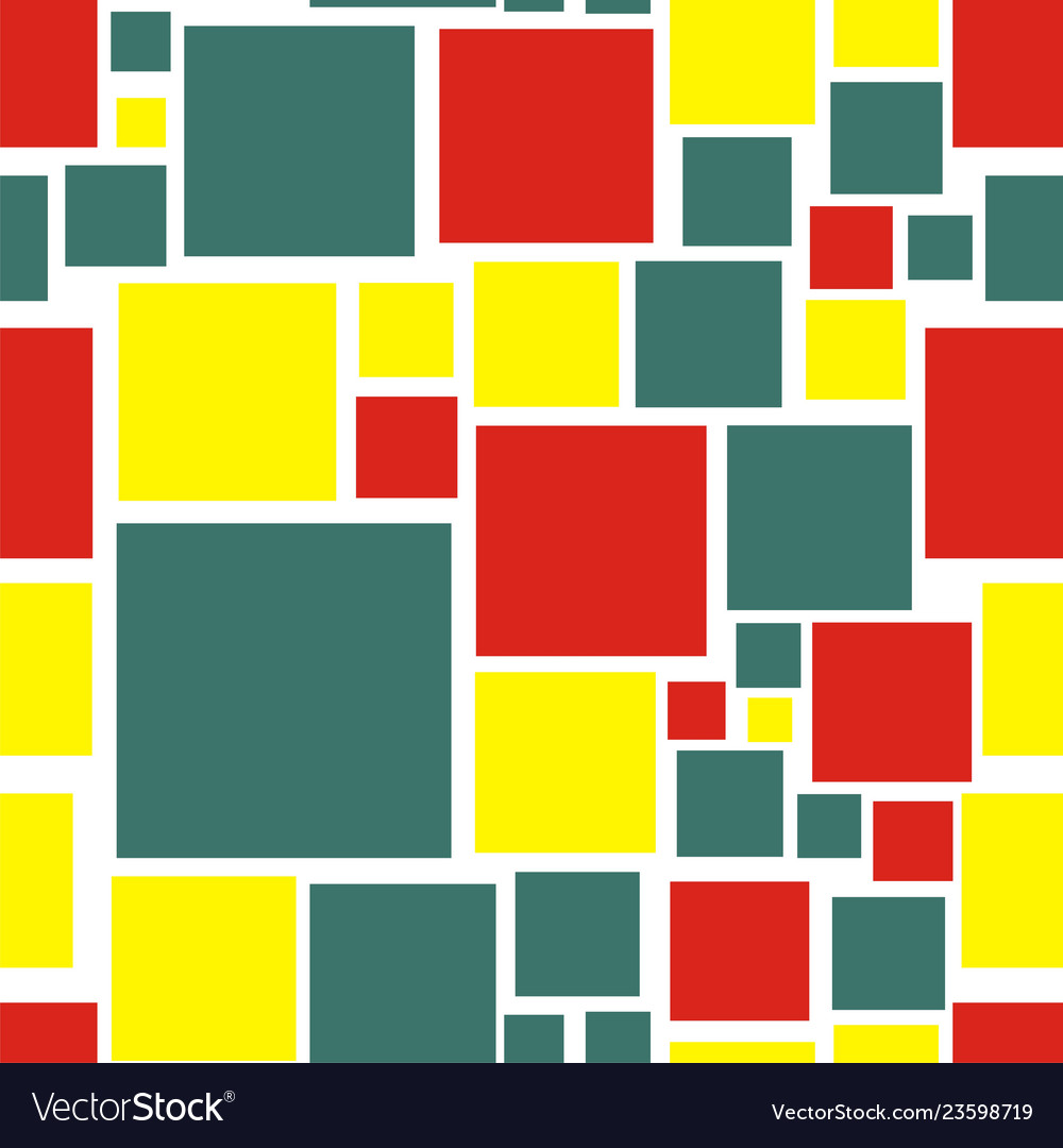 Square seamless pattern Royalty Free Vector Image