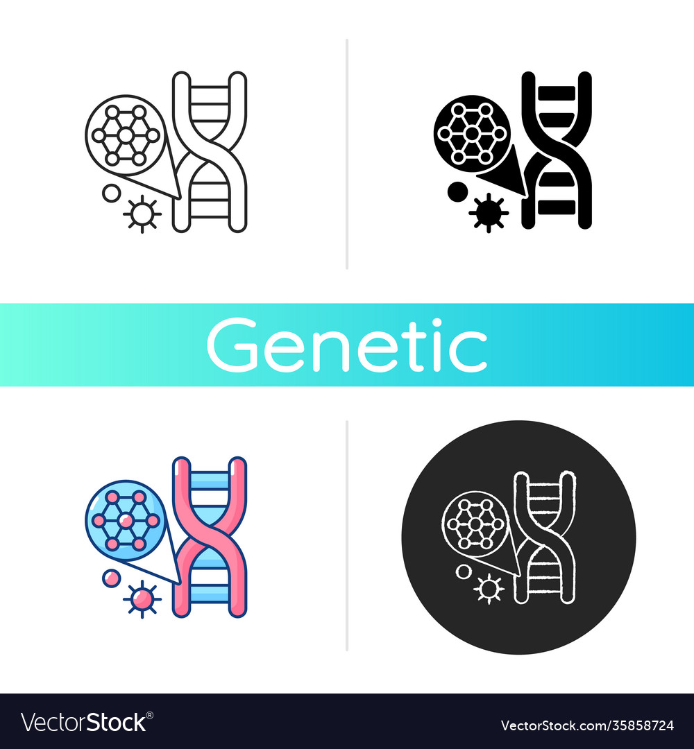 Dna structure icon Royalty Free Vector Image - VectorStock