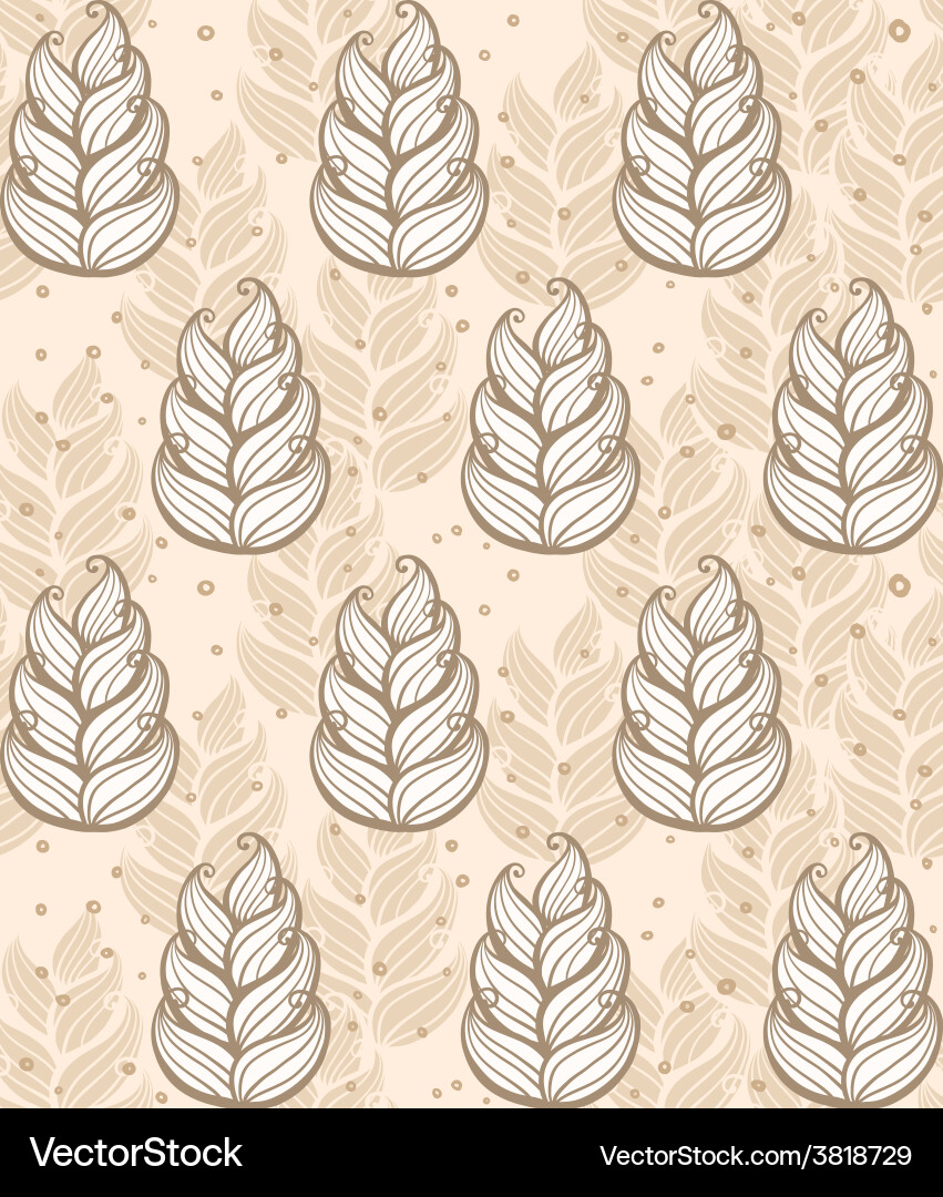 Feather pattern Royalty Free Vector Image - VectorStock
