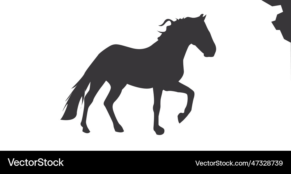 Kansas - horse Royalty Free Vector Image - VectorStock