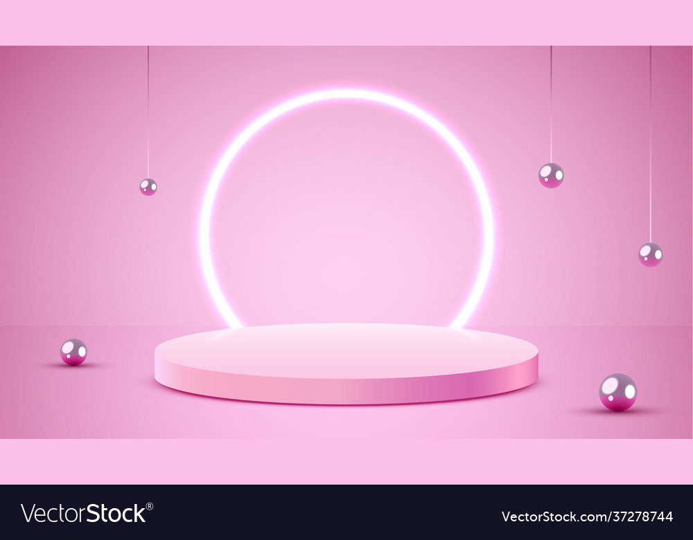 Abstract scene background cylinder podium Vector Image Abstract scene background cylinder podium Vector Image