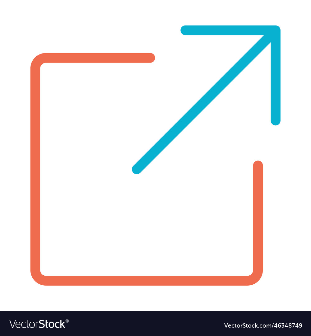 Basic resize icon Royalty Free Vector Image - VectorStock