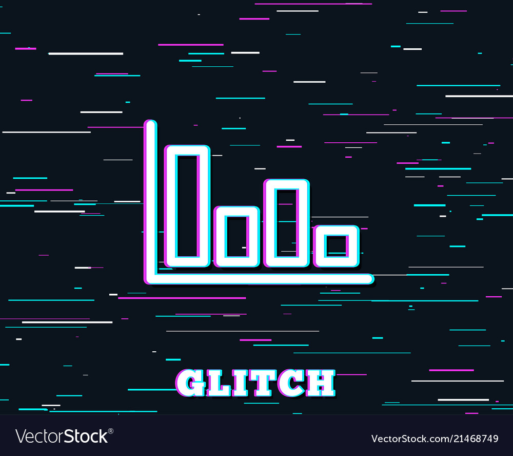 Histogram chart line icon financial graph Vector Image