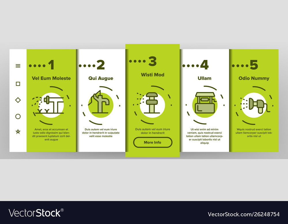 Sprinklers irrigation technology Royalty Free Vector Image Sprinklers irrigation technology Royalty Free Vector Image