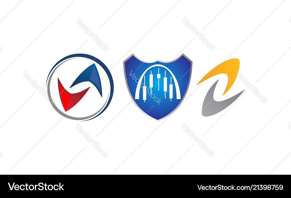 Trade exchange template set Royalty Free Vector Image