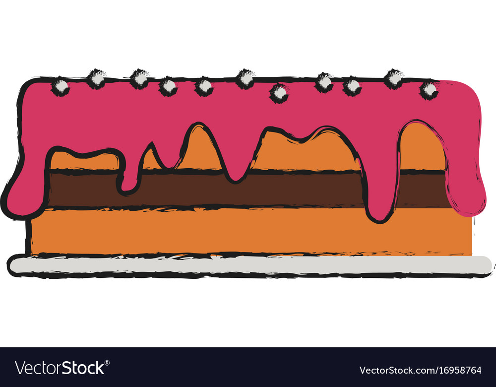 Cake Royalty Free Vector Image - VectorStock