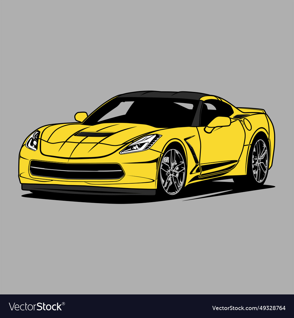 Car 132 Royalty Free Vector Image - VectorStock