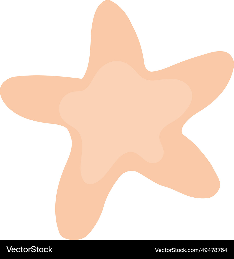 Starfish coral life Royalty Free Vector Image - VectorStock