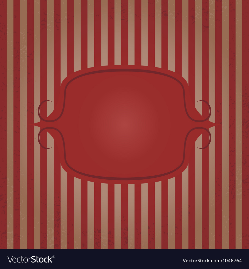 Vintage frame striped background Royalty Free Vector Image