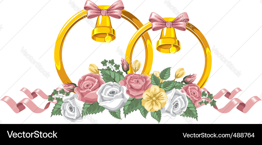 Wedding decor Royalty Free Vector Image - VectorStock