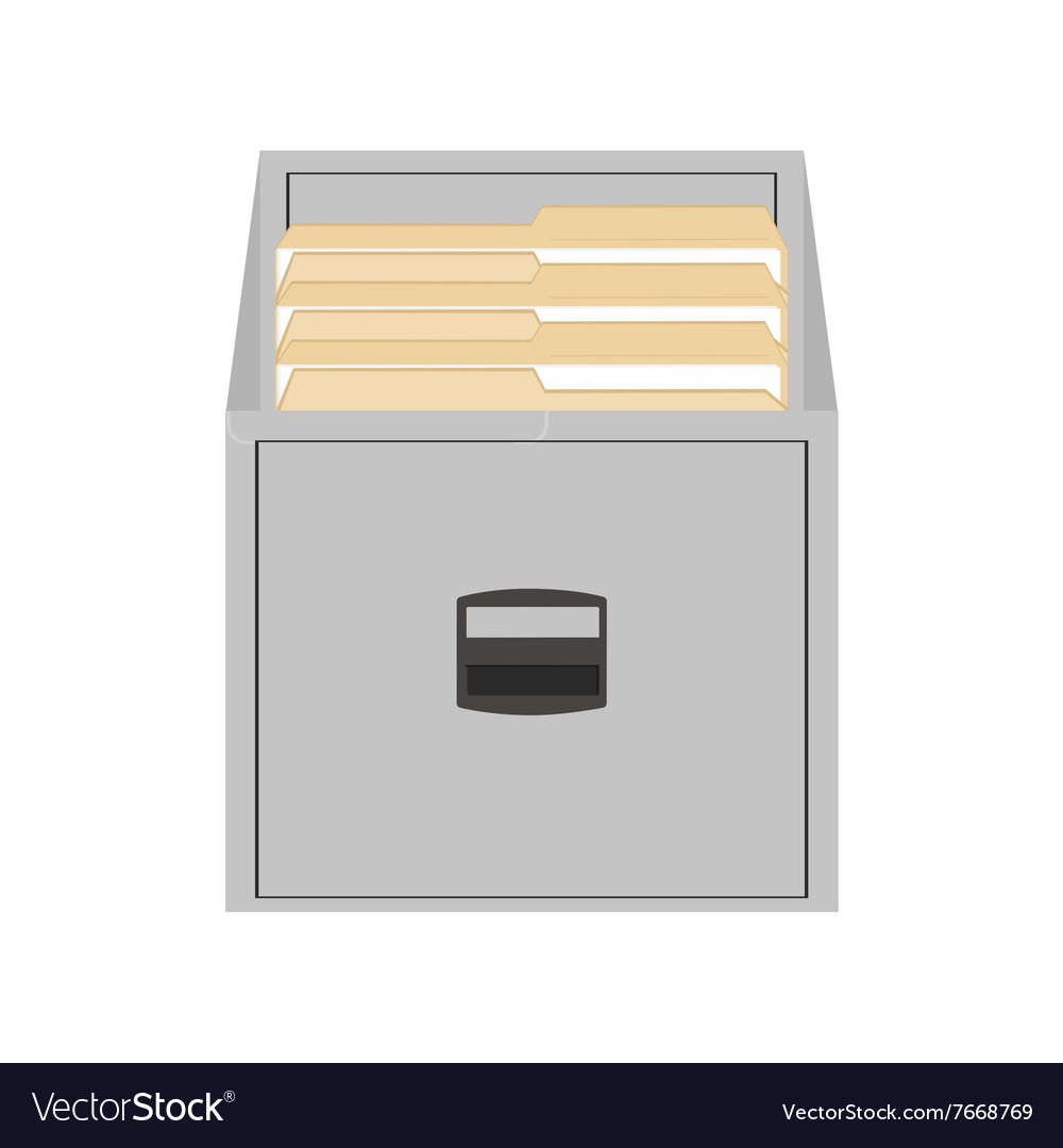 Opened card catalog Royalty Free Vector Image - VectorStock