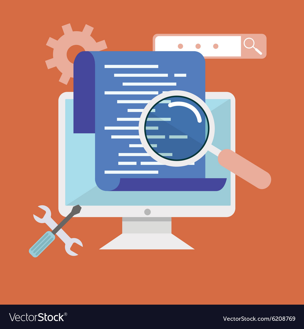Programming and coding app development code Vector Image Programming and coding app development code Vector Image