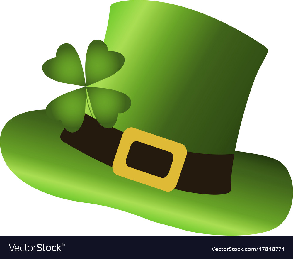 Green Hat Clipart Royalty Free Vector Image Vectorstock