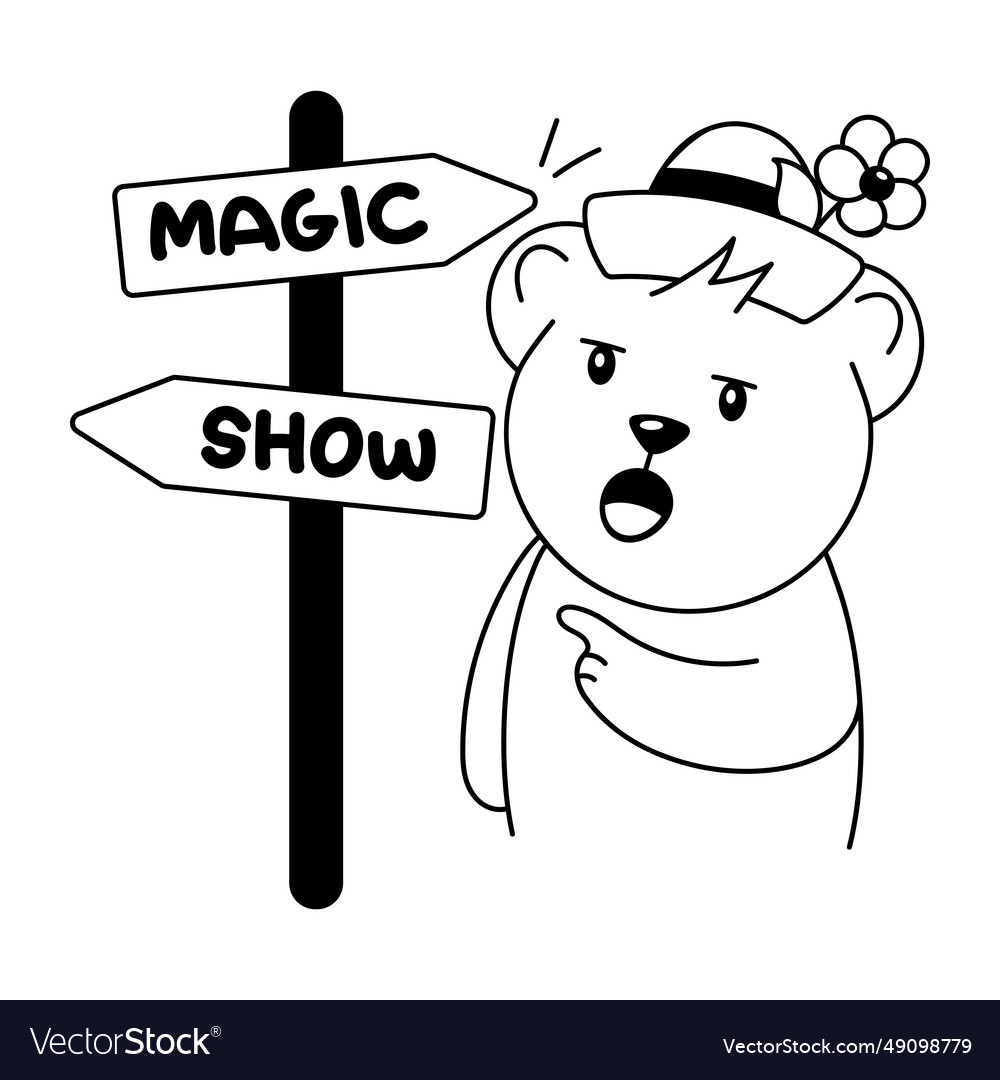 Magic show Royalty Free Vector Image - VectorStock