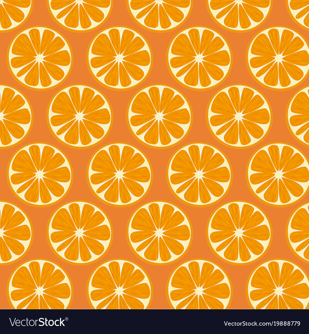 Orange pattern background Royalty Free Vector Image