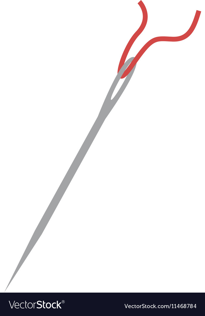 Sewing Needle Icon Royalty Free Vector Image Vectorstock