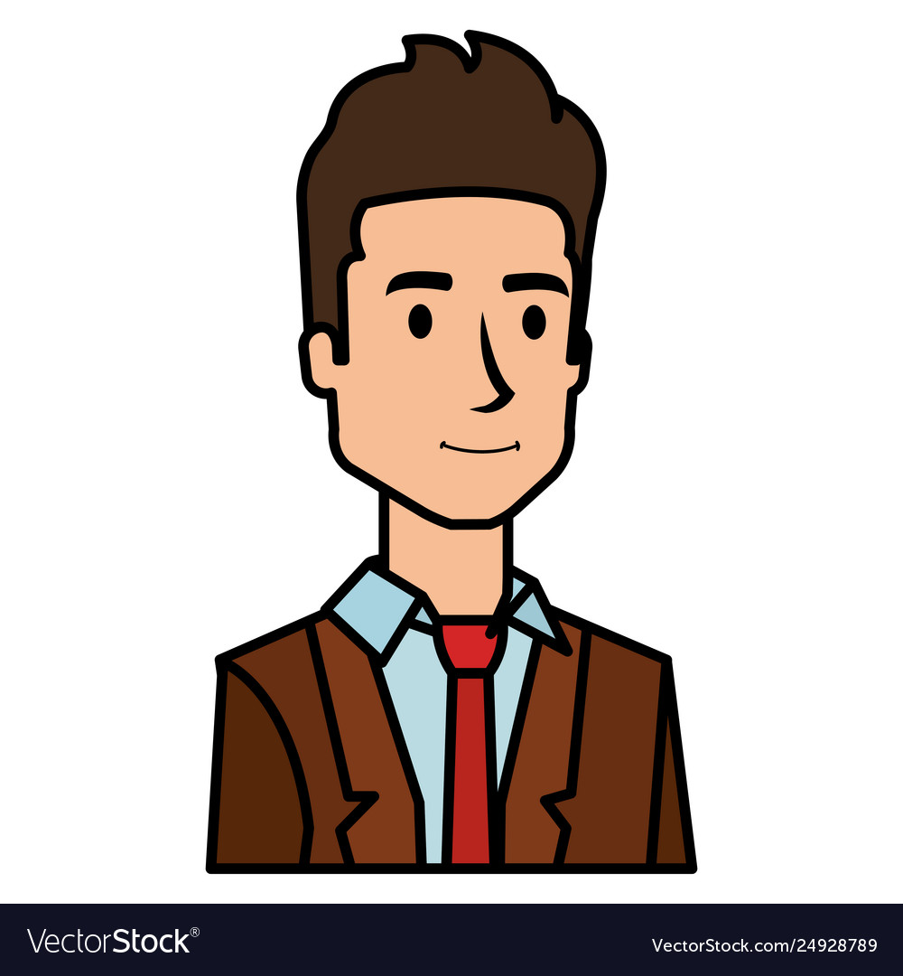 Businessman avatar character icon Royalty Free Vector Image