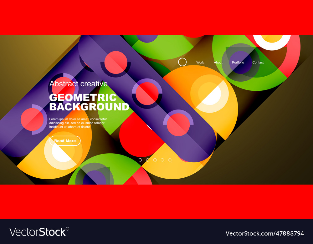 Simple circles and round elements pattern Vector Image