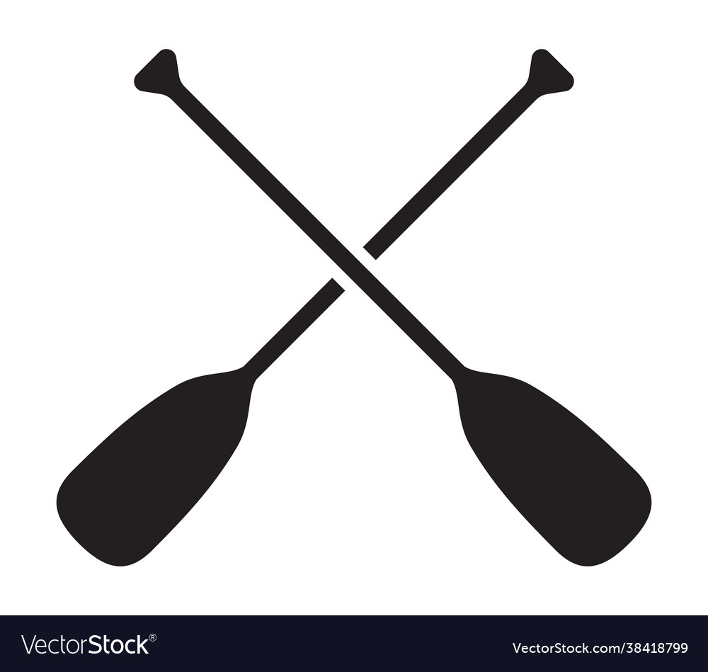 Paddles Royalty Free Vector Image Vectorstock