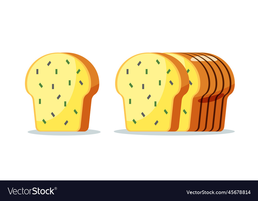 Bread loaf isolate Royalty Free Vector Image - VectorStock
