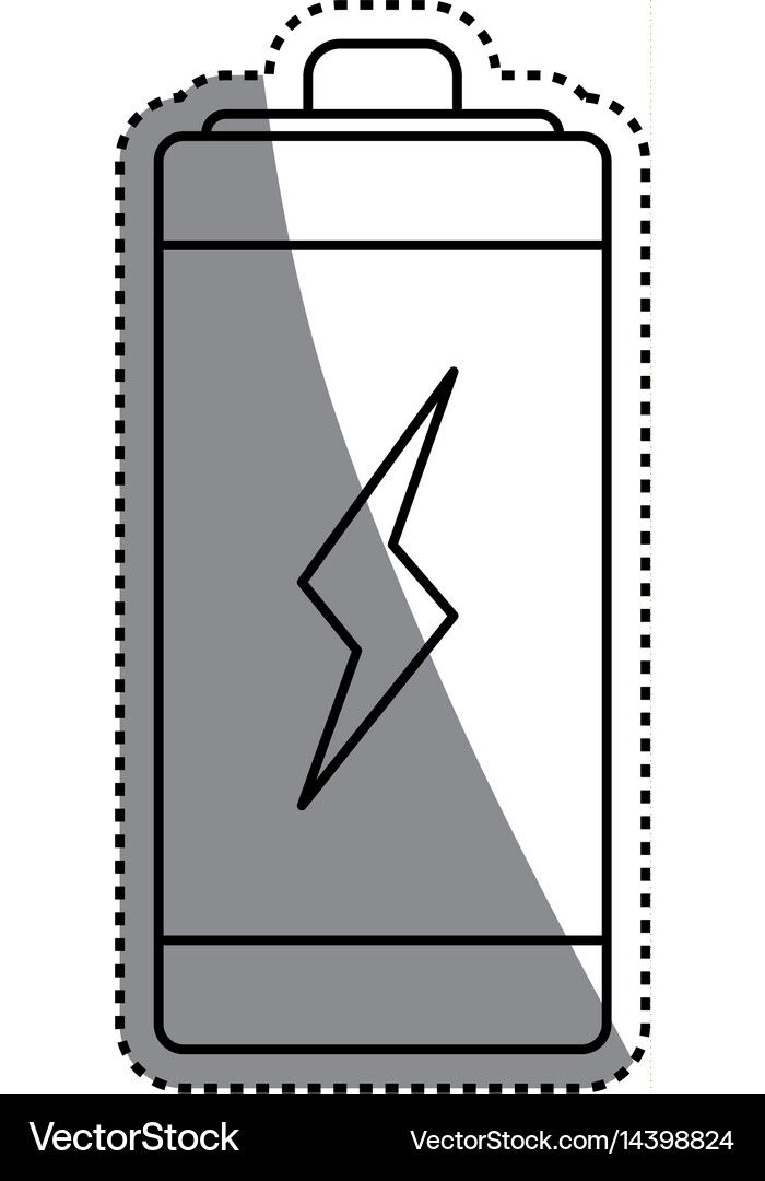 Eletric battery rechargeable Royalty Free Vector Image