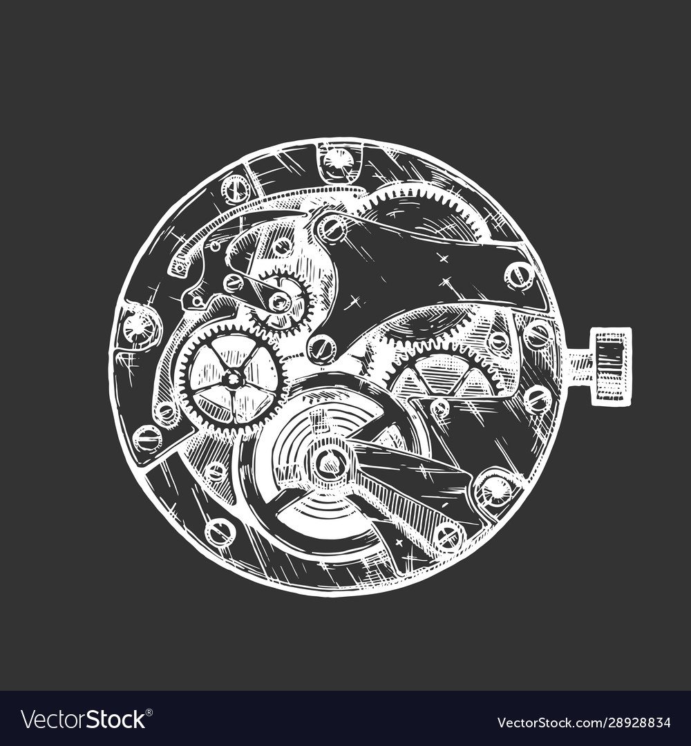 Clockwork Royalty Free Vector Image - VectorStock
