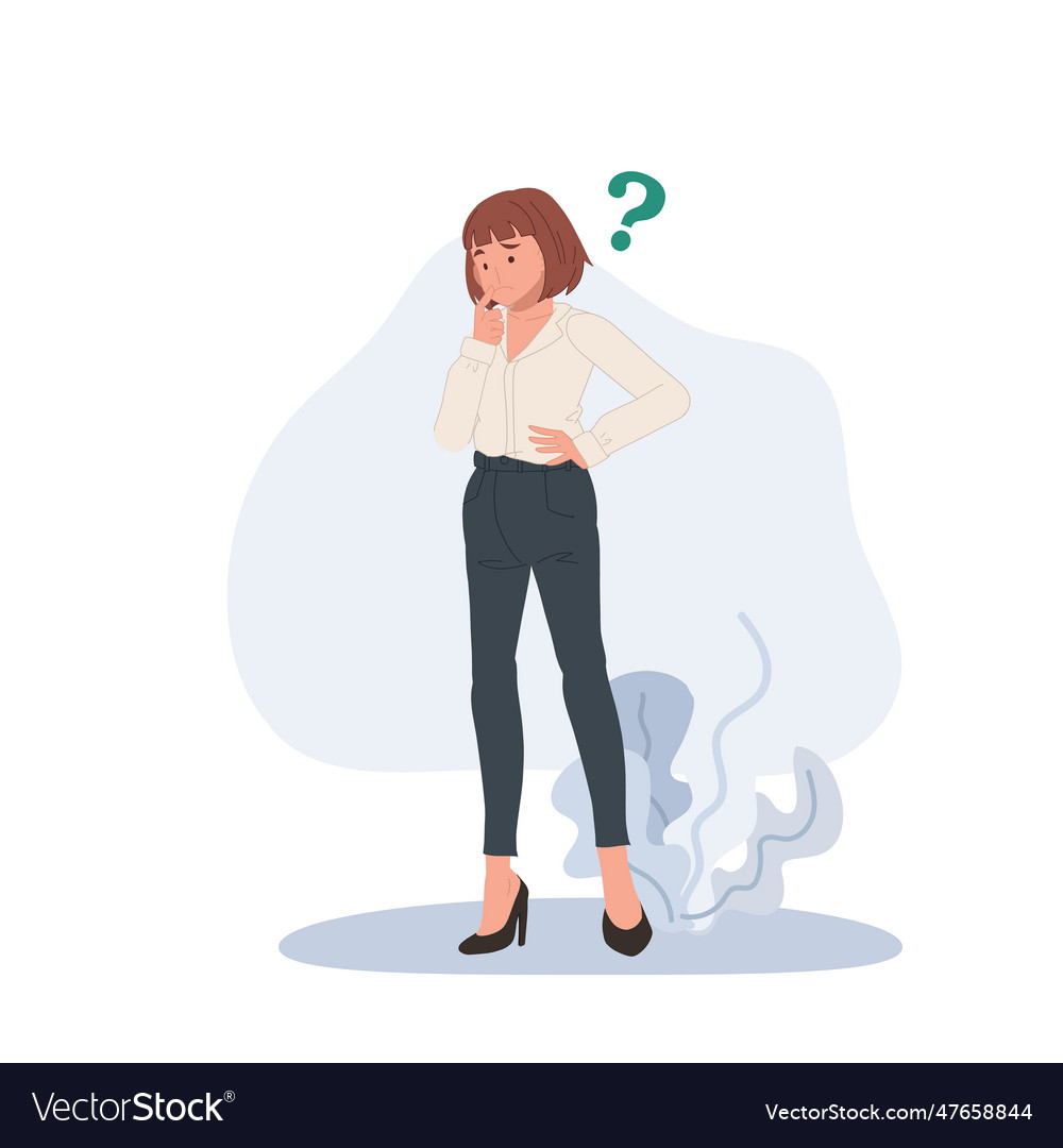 Thinking help confused businesspeople asking Vector Image Thinking help confused businesspeople asking Vector Image