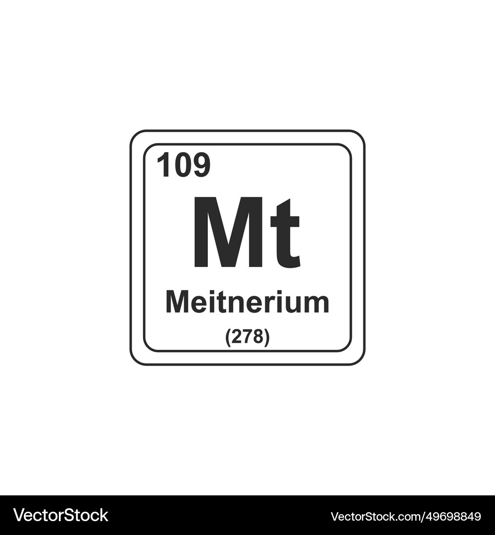 Chemical sign and symbol Royalty Free Vector Image