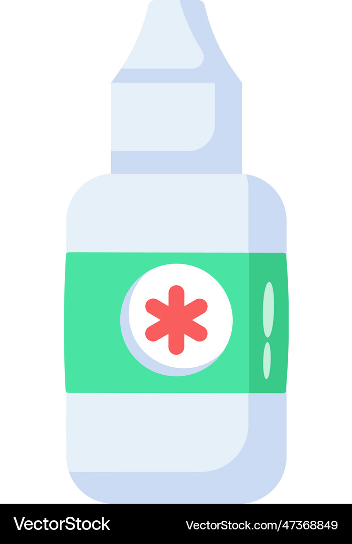 Drops bottle Royalty Free Vector Image - VectorStock