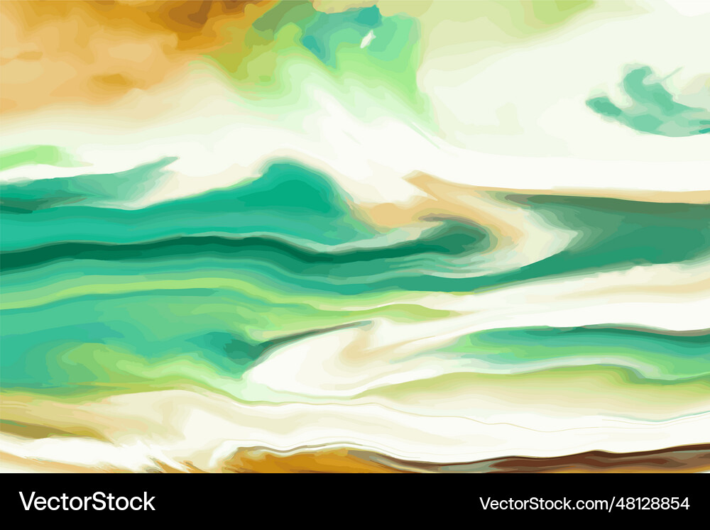 Watercolor background with colored spots Vector Image