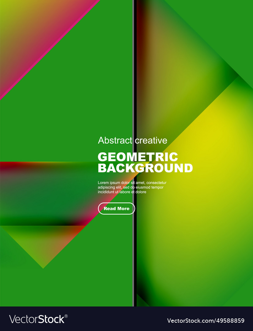 Gradient triangles abstract background Royalty Free Vector