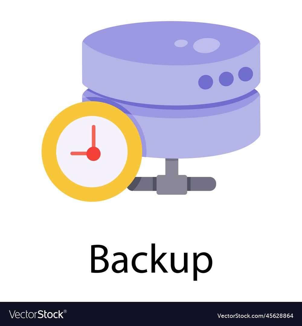Backup Royalty Free Vector Image - VectorStock Backup Royalty Free Vector Image - VectorStock